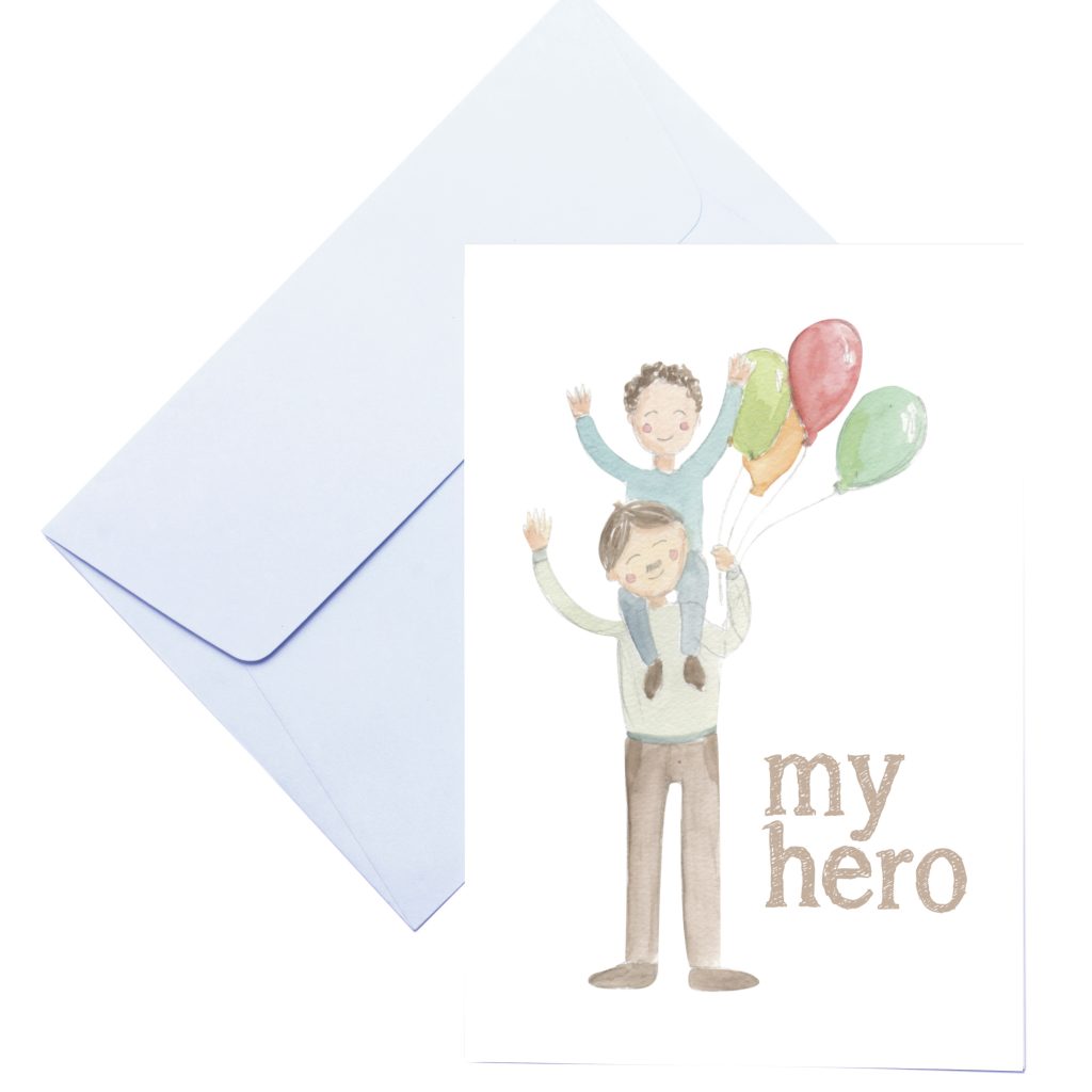 Greeting Card "My Hero" - La Papelerie Stationery Shop